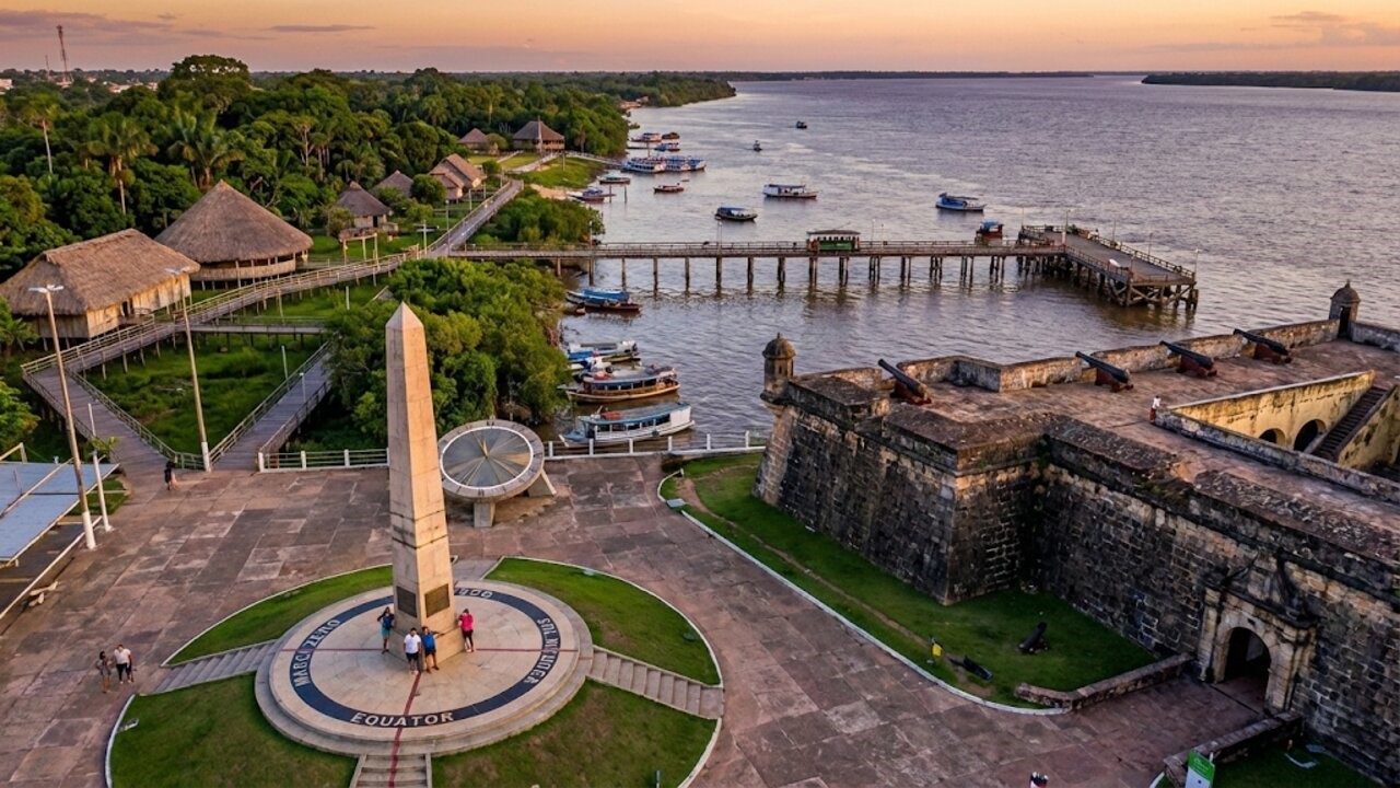 Cidade fundada em 1758 é a única capital brasileira cortada pela linha ...